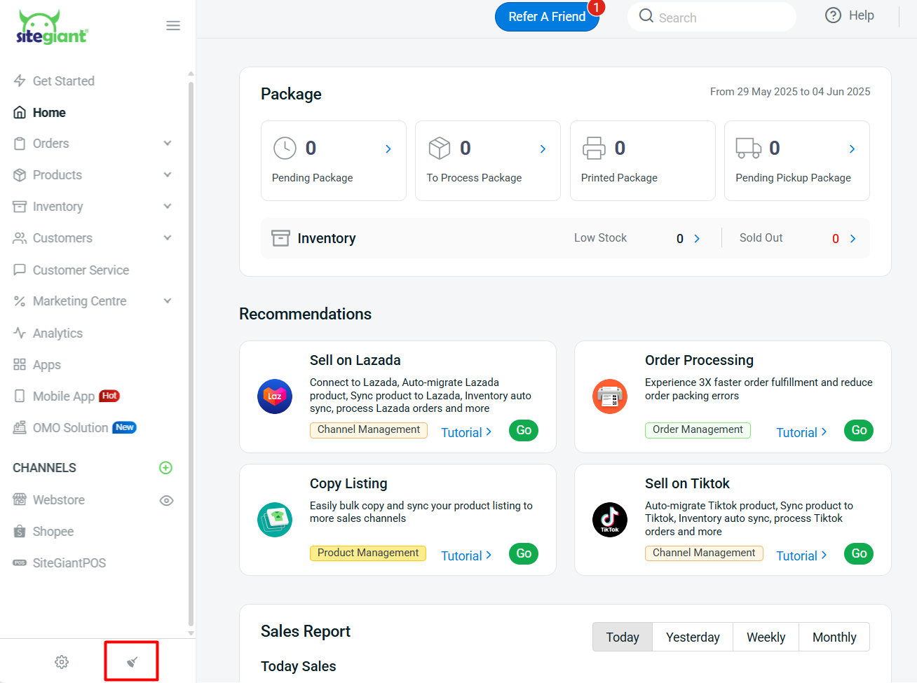 How To Manage Webstore Layout – SiteGiant Support Centre