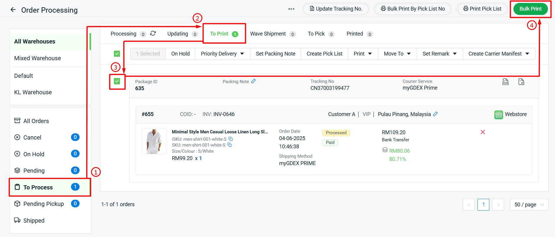 How To Integrate And Process Order With myGDEX PRIME – SiteGiant Support Centre