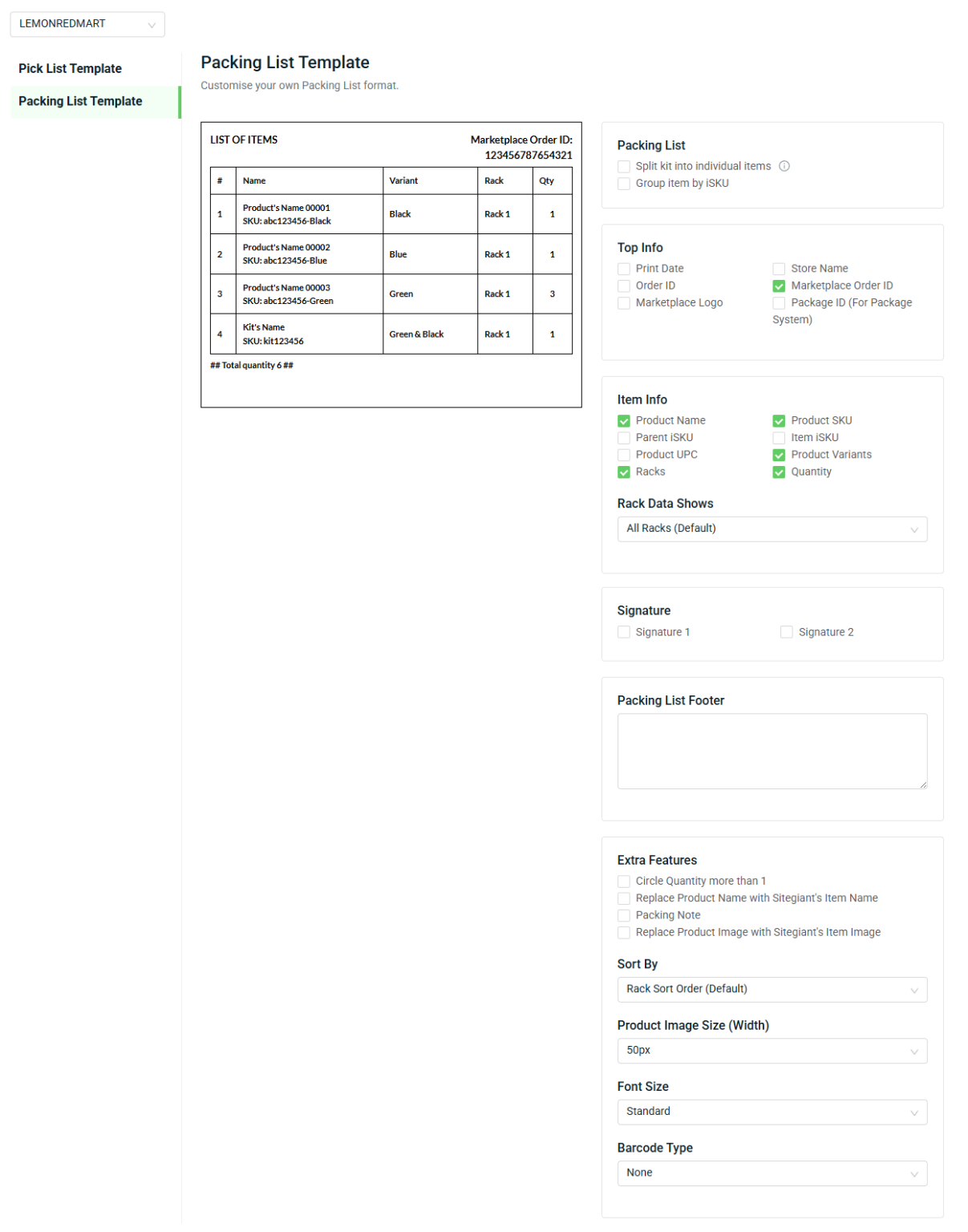 How To Integrate With RedMart – SiteGiant Support Centre