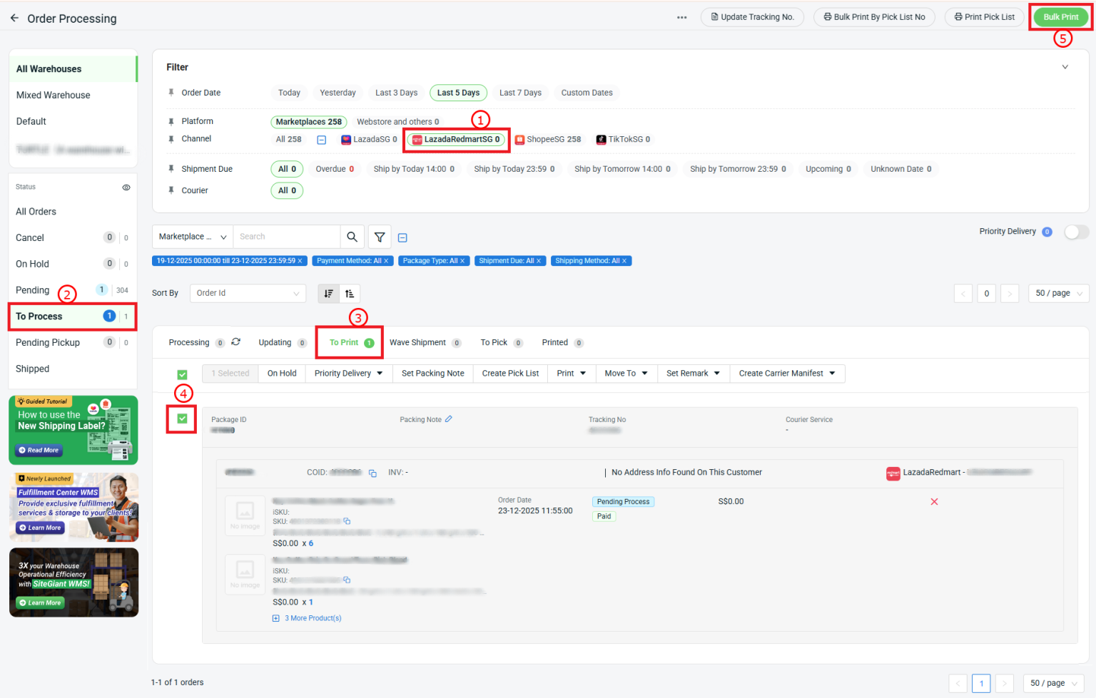How To Integrate With RedMart – SiteGiant Support Centre
