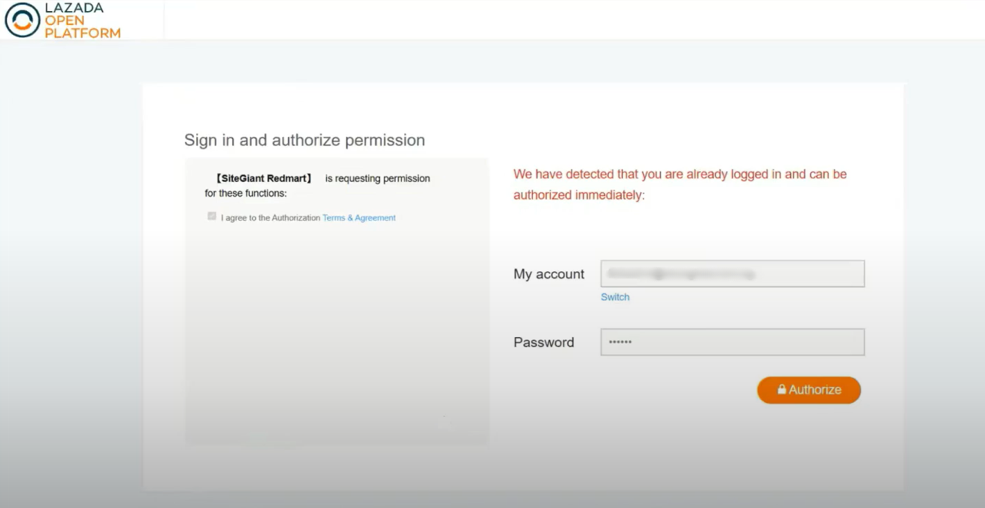 How To Integrate With RedMart – SiteGiant Support Centre