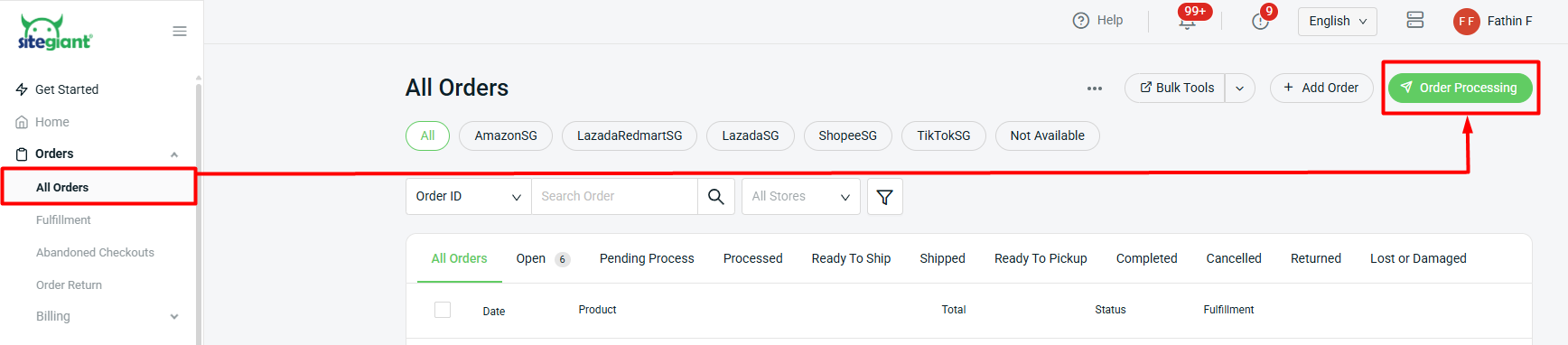 How To Integrate With RedMart – SiteGiant Support Centre